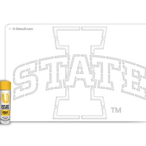 IOWA STATE – Tailgater Stencil Kit - Etsy