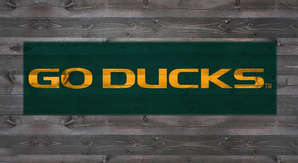 OREGON GO DUCKS fighting Ducks mighty - Etsy