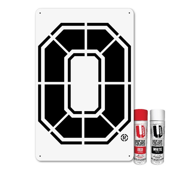 Ohio State Logo Stencil College Football Stencil Officially