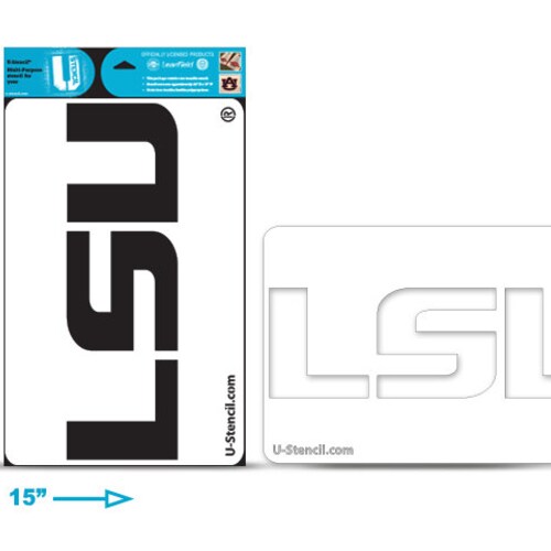 LSU With TIGERS Stencil Multi-purpose - Etsy