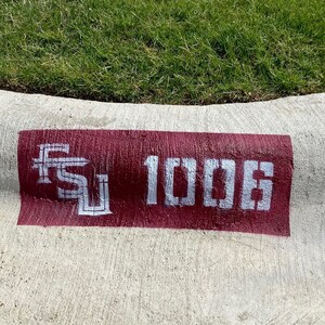 Florida State University “FSU” – Curbee Stencil - Etsy