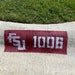 Florida State University FSU Curbee Stencil - Etsy