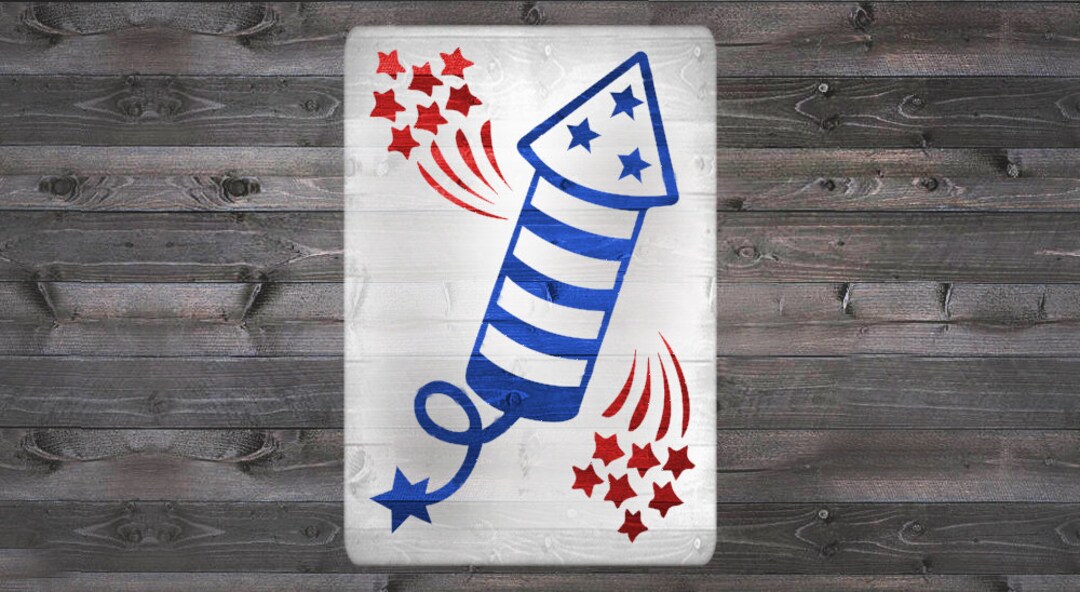 4th of July Firecracker – Stencil Kit - Etsy