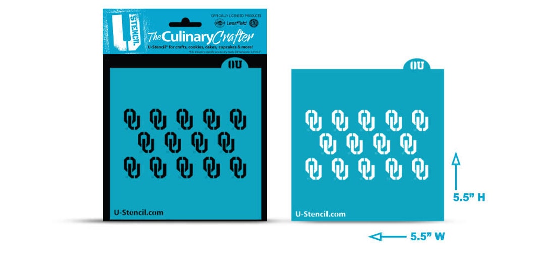 Officially Licensed Oklahoma OU Pattern – Culinary Crafter Stencil - Etsy