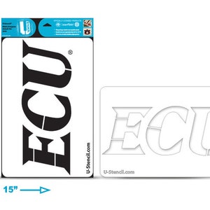 East Carolina ECU Multi-purpose Stencil - Etsy