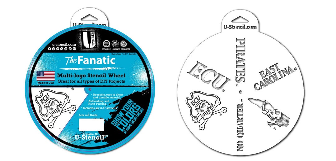 East Carolina Medium Stencil Wheel - Etsy