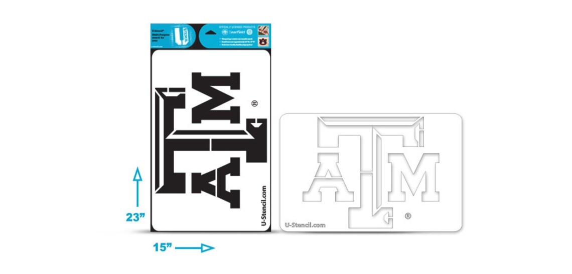 Texas A&M Multi-purpose Stencil - Etsy