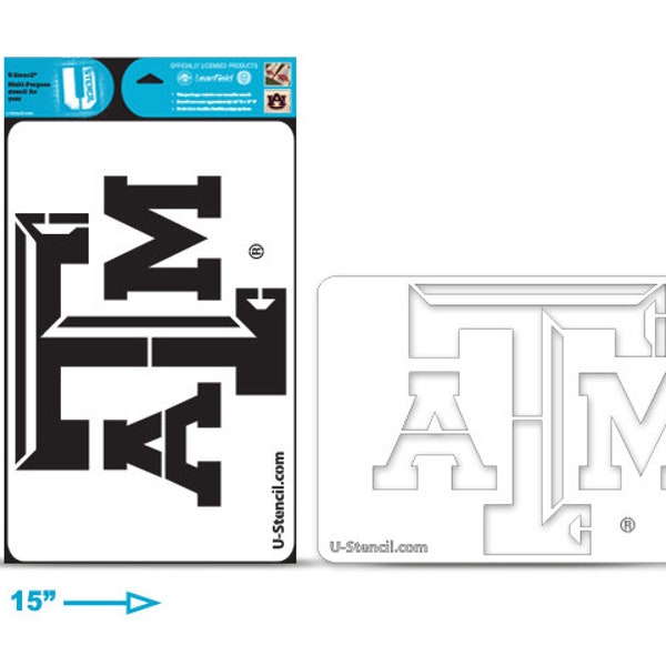 Texas A&m Stencil - Etsy