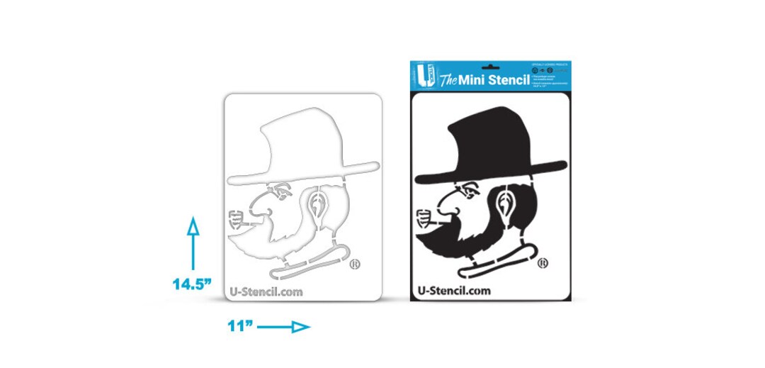 Appalachian Yosef Stencil the Mini - Etsy