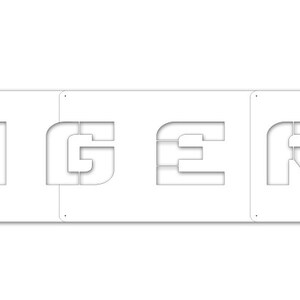 LSU TIGERS Stencil - XL Includes Paint - Etsy