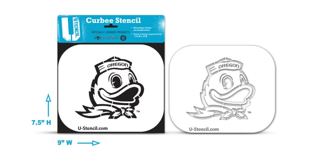 Oregon Duck – Curbee Stencil - Etsy
