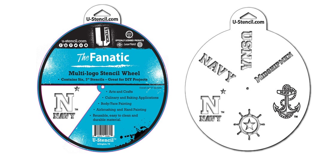Navy Small Fanatic Stencil Wheel - Etsy