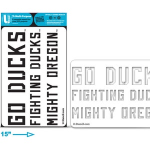 Oregon Three Slogans – Multi-purpose Stencil - Etsy