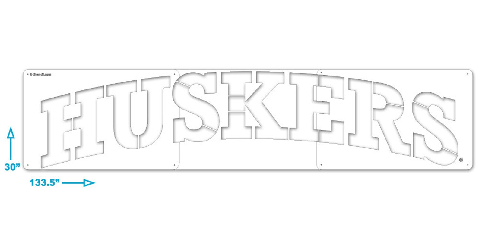 Nebraska Huskers Lawn Stencil Including Paint - Etsy.de