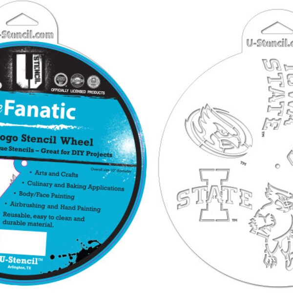 Iowa State Stencil - Etsy