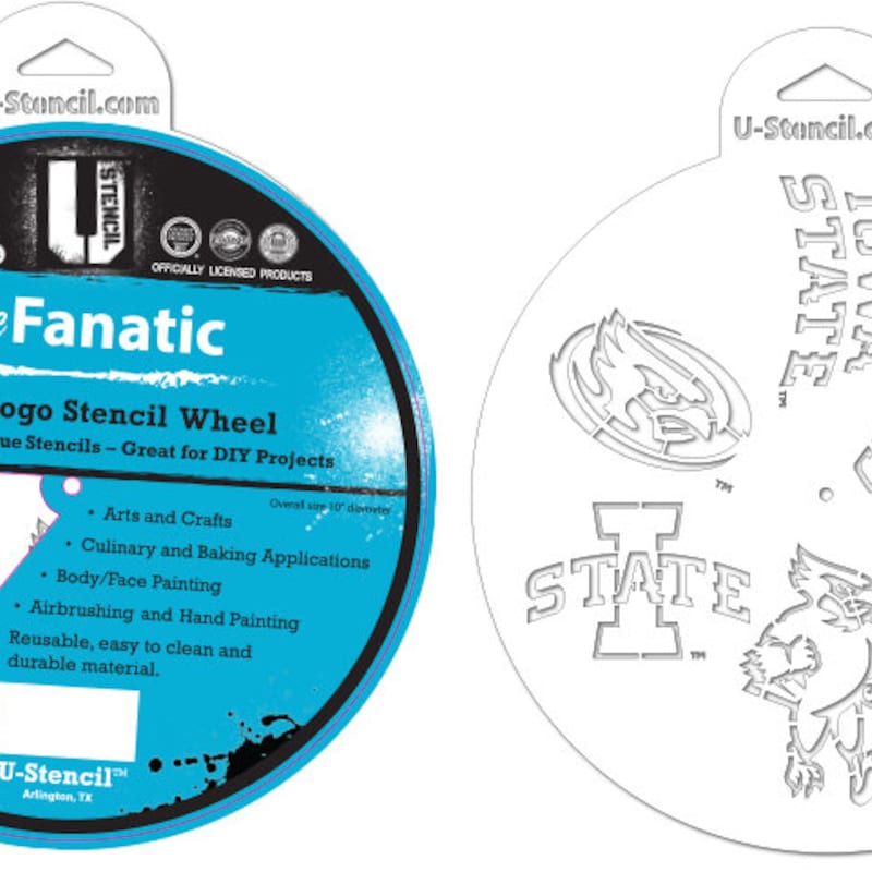 Iowa State Stencil - Etsy
