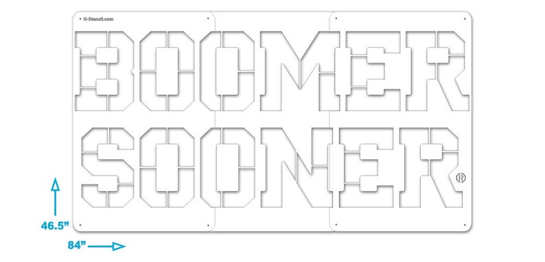 University of Oklahoma BOOMER SOONER Lawn | Etsy