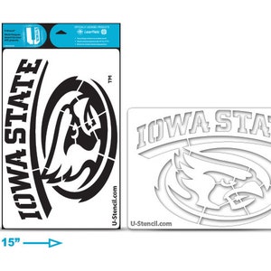 Iowa State With Bird - Multi-purpose Stencil - Etsy