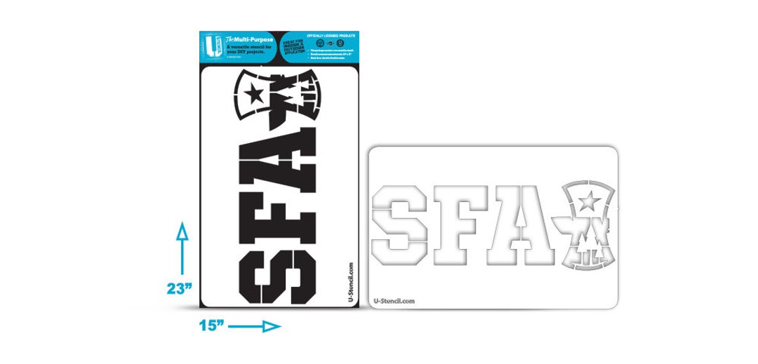 Stephen F. Austin SFA Stencil – Multi-purpose - Etsy