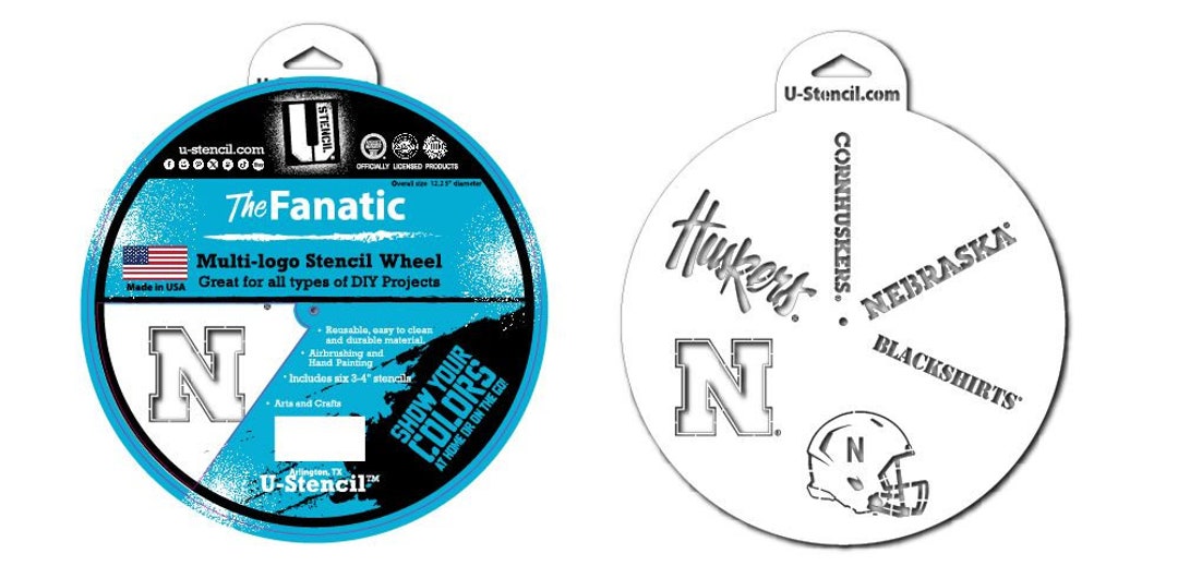 Nebraska Medium Fanatic Stencil Wheel - Etsy