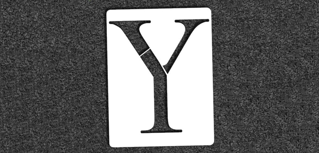 Greek Alphabet UPSILON MINI STENCIL - Etsy