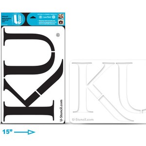 Kansas “KU” – Multi-purpose Stencil - Etsy