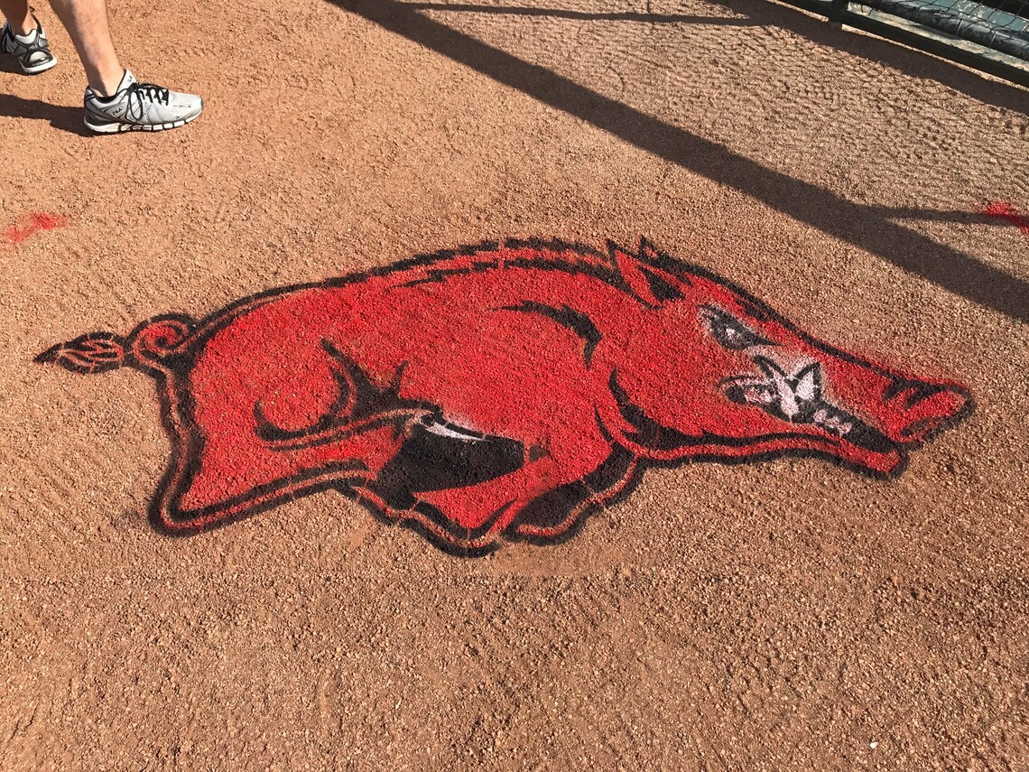 Arkansas Tusk Lawn Stencil Including Paint | Etsy