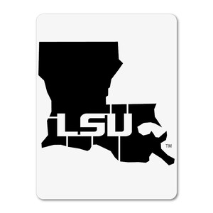 LSU in State Mini Stencil - Etsy