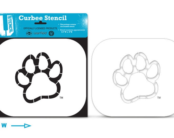 Fresno State Paw – Curbee Stencil - Etsy