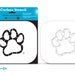 Fresno State Paw Curbee Stencil - Etsy