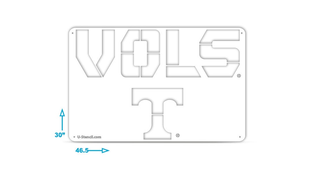 TENNESSEE “VOLS” – Tailgater Stencil Only - Etsy
