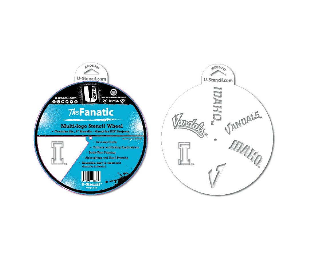Idaho Vandals Fanatic Small Stencil Wheel - Etsy