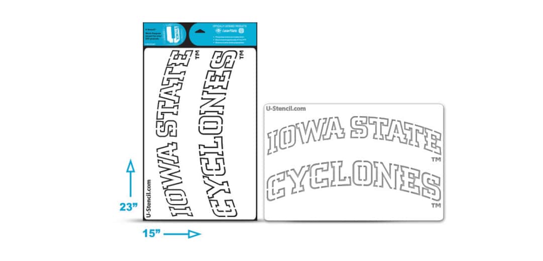 Iowa State With Cyclones - Multi-purpose Stencil - Etsy