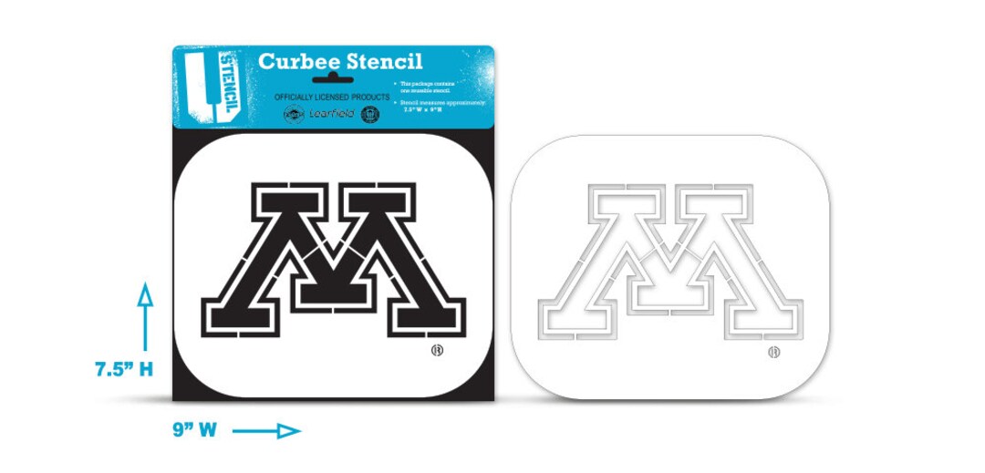 University of Minnesota Stencil “M” – the Curbee - Etsy