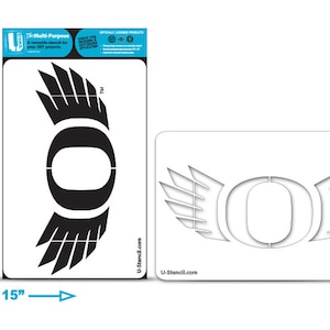 Oregon Winged "o" – Multi-purpose Stencil - Etsy