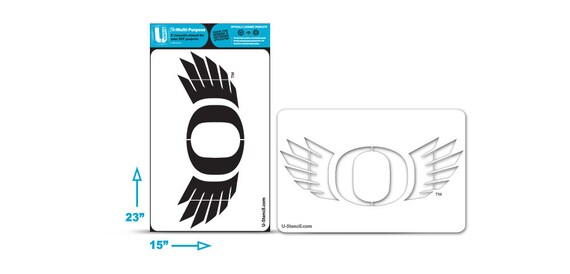 Oregon Winged o Multi-purpose Stencil - Etsy