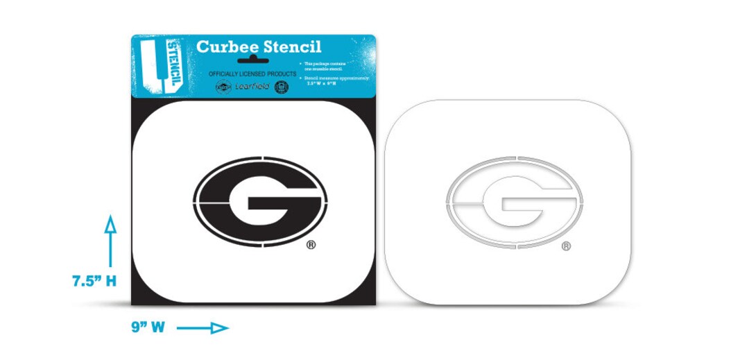 University of Georgia “G” – Curbee Stencil - Etsy