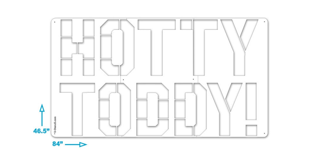 Ole Miss "hotty Toddy" – Lawn Stencil Only - Etsy