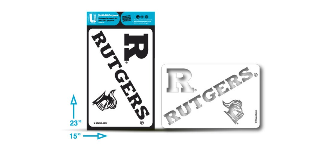 Rutgers Multi Logo Stencil – the Multipurpose Stencil - Etsy