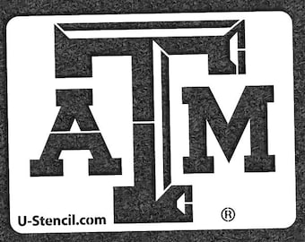 College stencil | Etsy