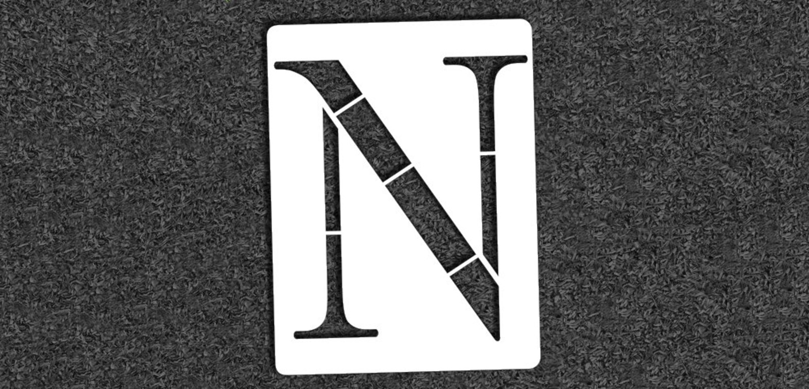 Greek Alphabet NU MINI STENCIL | Etsy