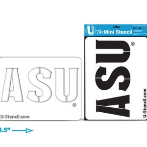 ARIZONA STATE ASU Stencil – the Mini (discontinued) - Etsy