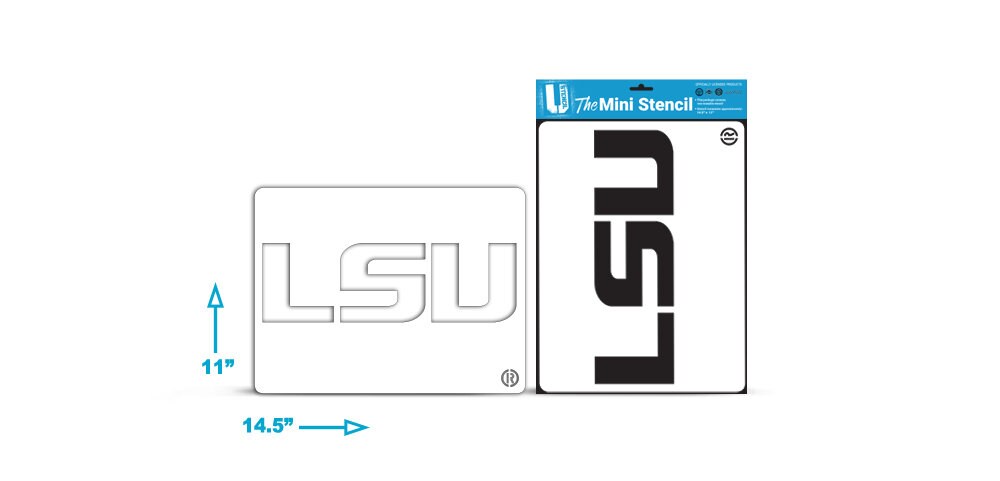 Lsu Tiger Paw Stencil
