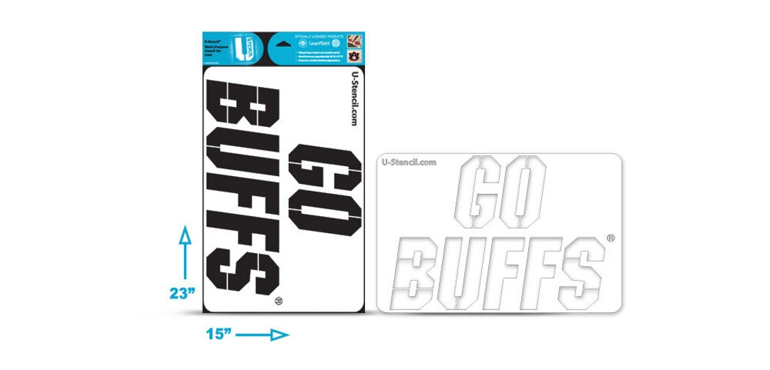 COLORADO “GO BUFFS” – Multipurpose Stencil - Etsy