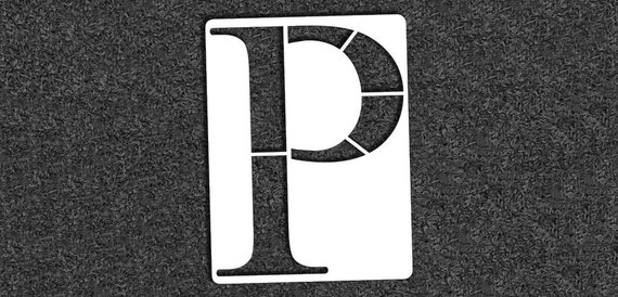 Greek Alphabet RHO MINI STENCIL | Etsy