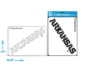 ARKANSAS TUSK Mini Stencil | Etsy