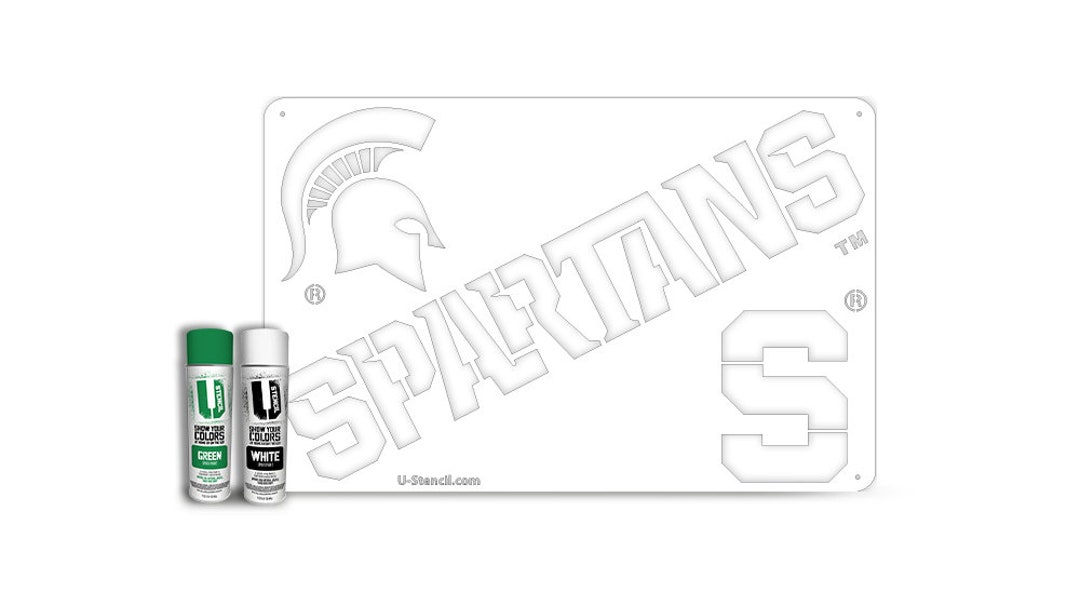 MICHIGAN STATE “SPARTANS” Stencil Kit – the Tailgater - Etsy