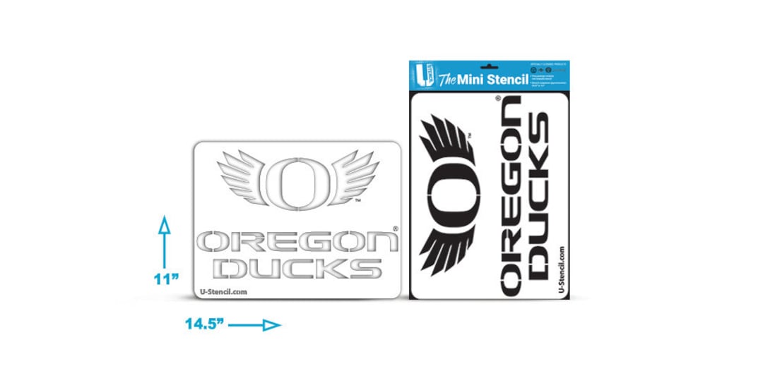 Oregon Ducks – MINI STENCIL - Etsy