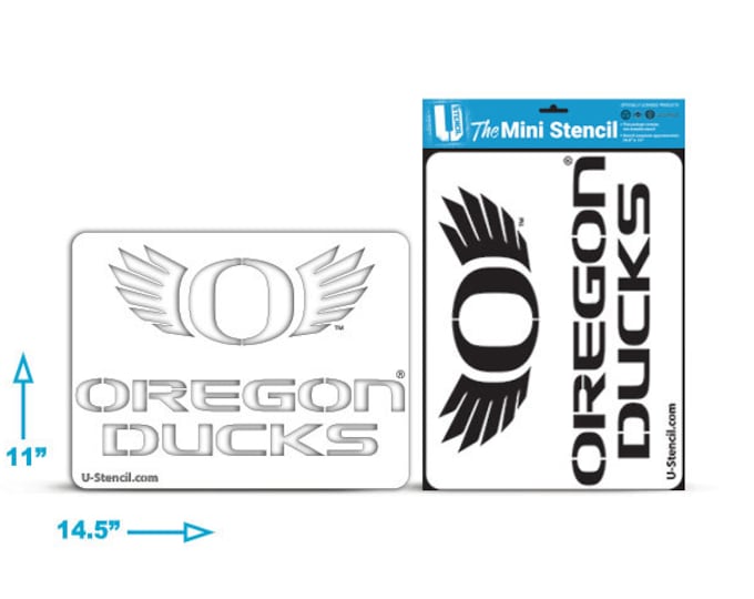 Oregon Ducks – MINI STENCIL - Etsy