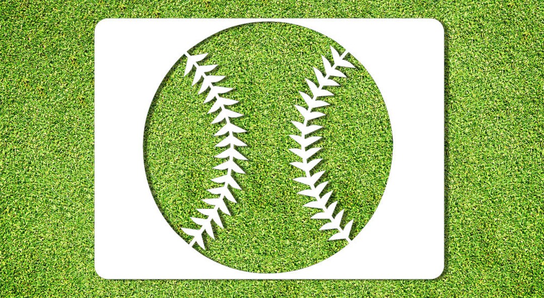 BASEBALL STENCIL - Etsy